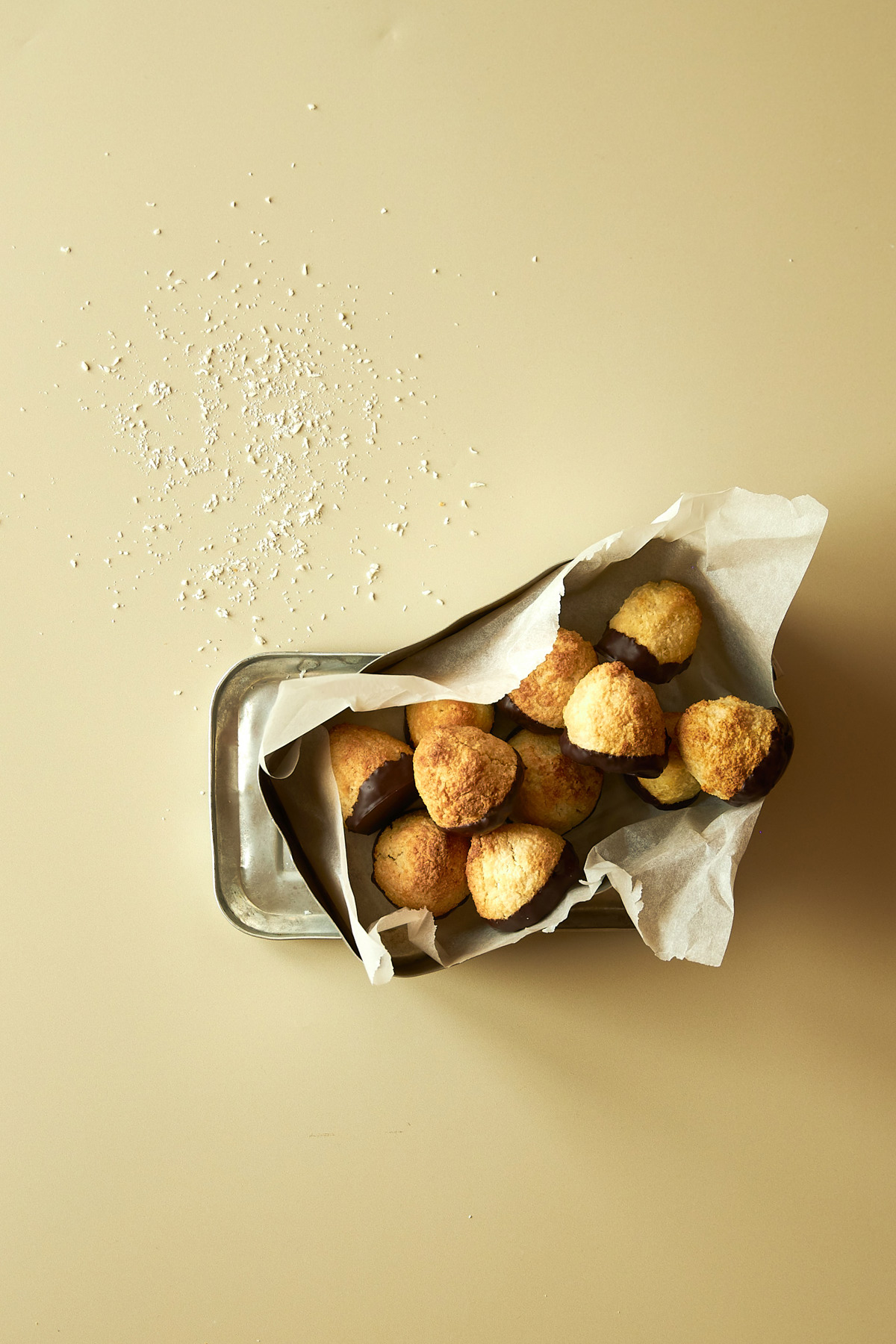 Recept på kokostoppar med mandelmassa | Odense Marcipan
