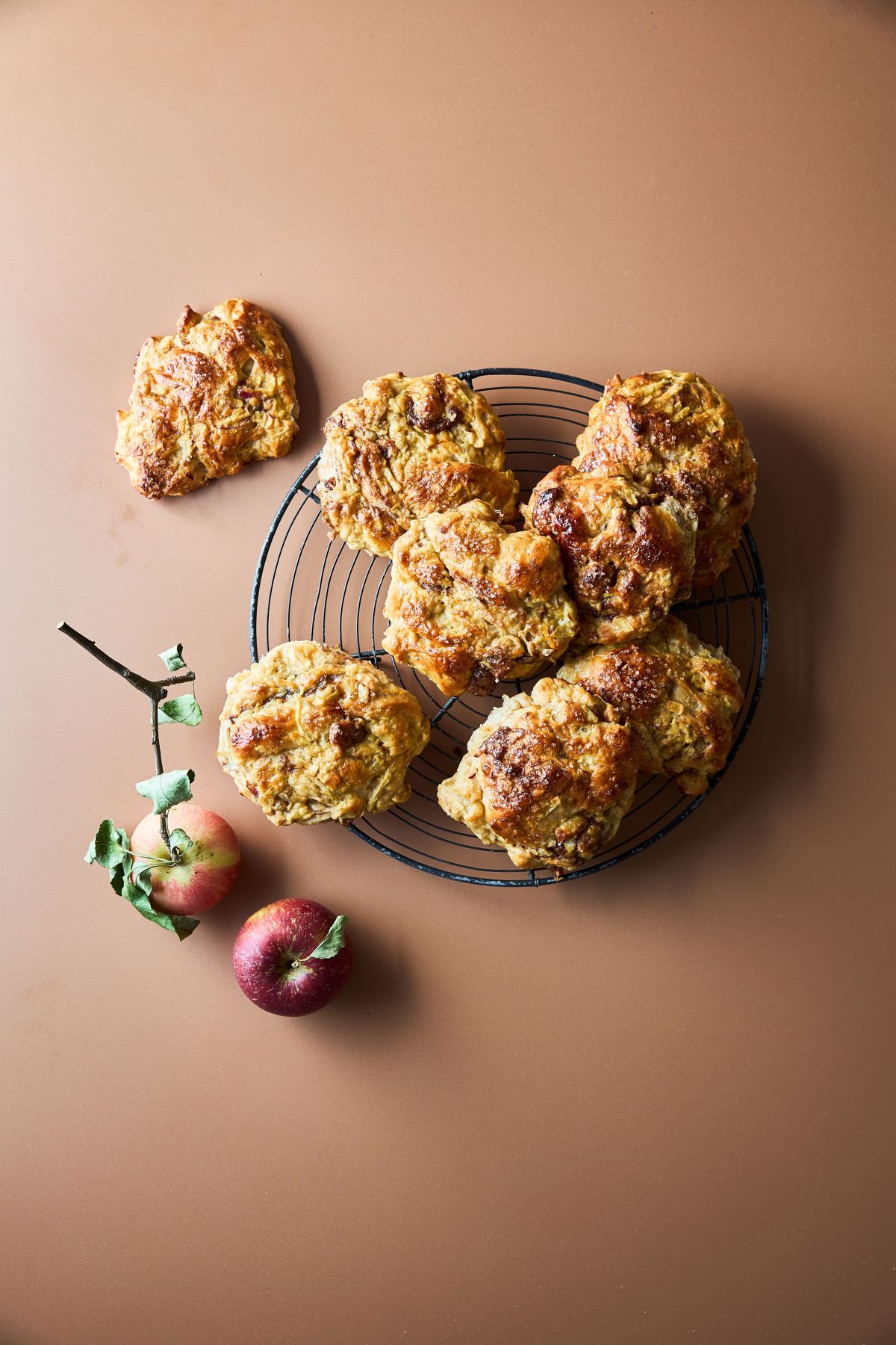 Recept på äppelbullar med mandelmassa och nougat | Odense Marcipan