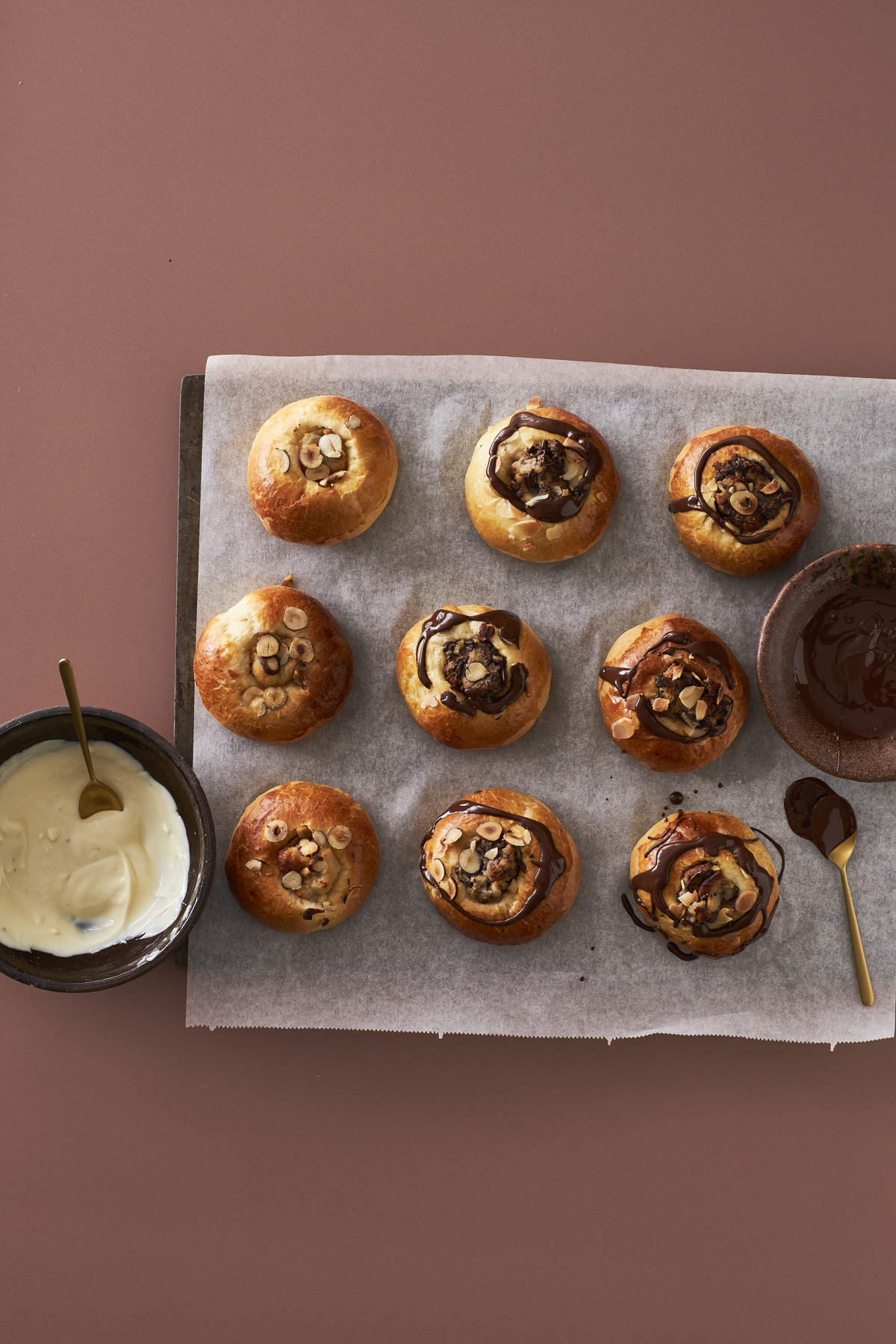 Enkla semmelbullar med mandelmassa och konjak | Odense Marcipan