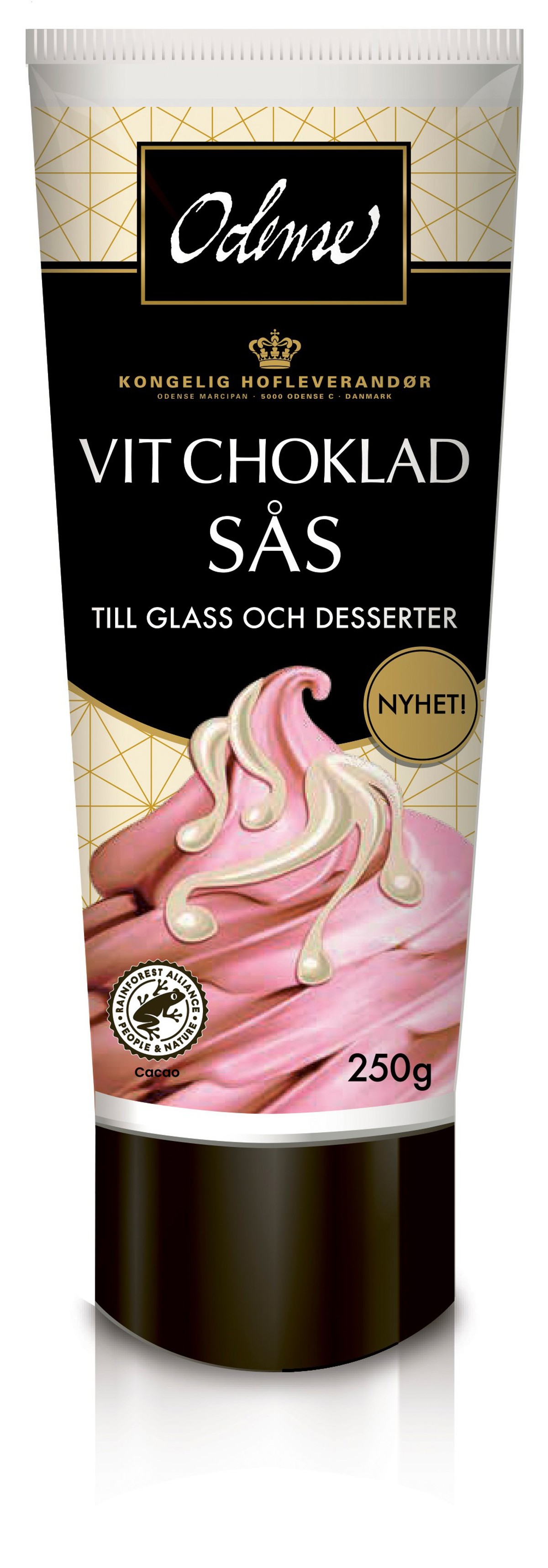 ODENSE Vit chokladsås 250 g | Odense Marcipan