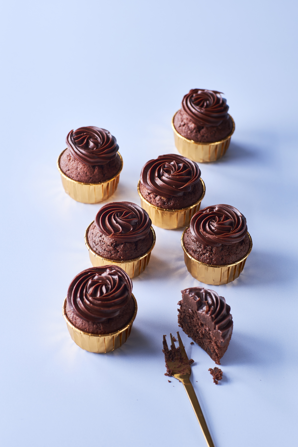 Choklad- och bananmuffins med chokladganache | Odense Marcipan