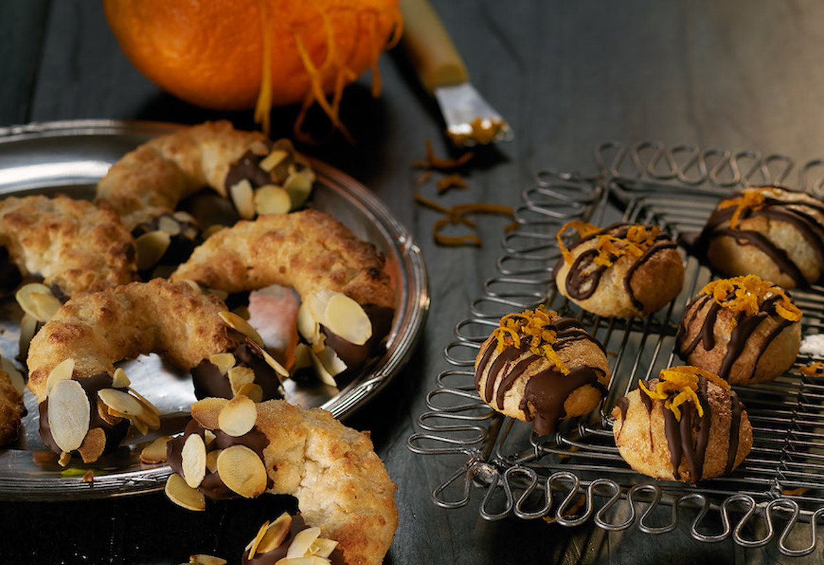 Mandelkakor med choklad - Recept | Odense Marcipan