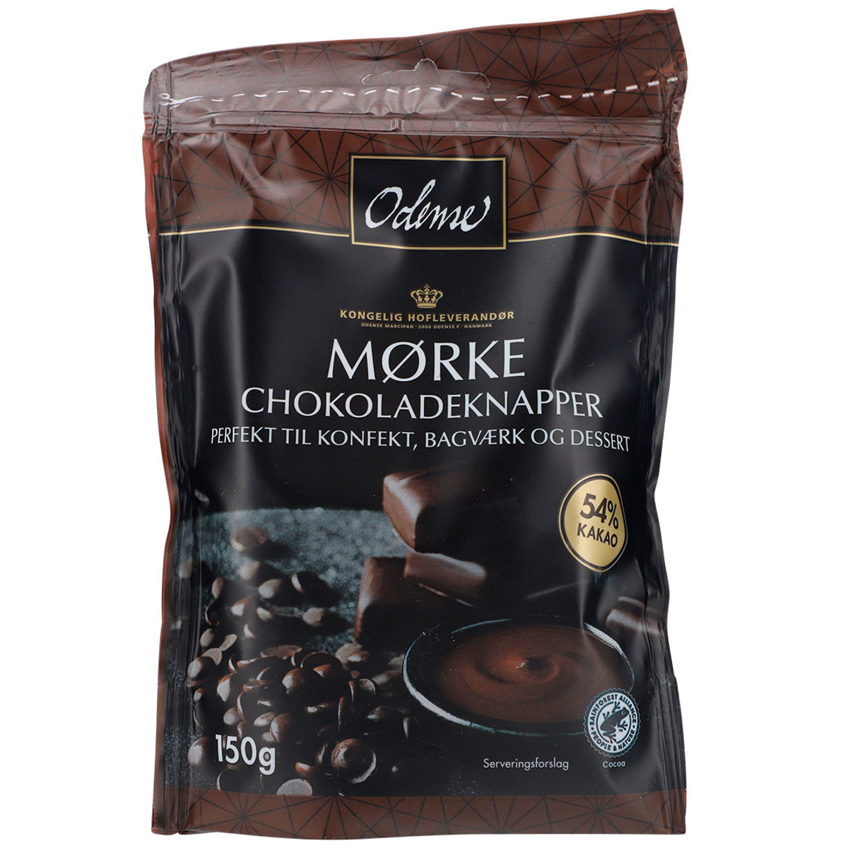 Chokladknappar - för bakning | Odense -Marcipan.se
