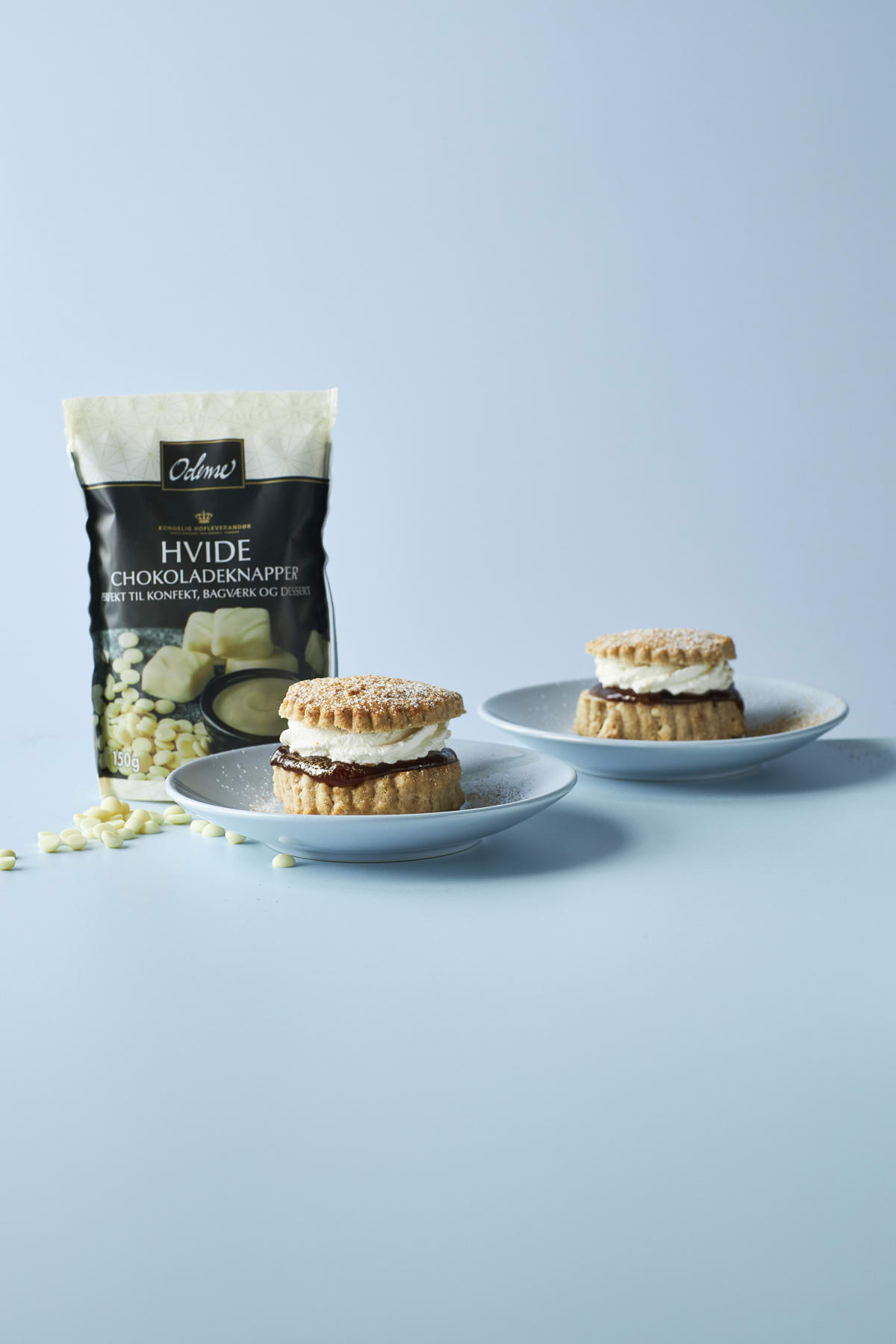 Semmelscones med mandelmassa och vit choklad | Odense Marcipan