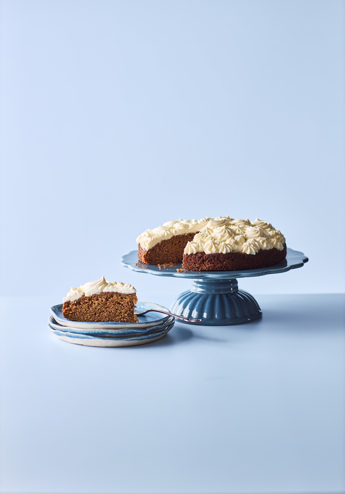 Recept på pumpakaka med nougat och vit choklad | Odense Marcipan