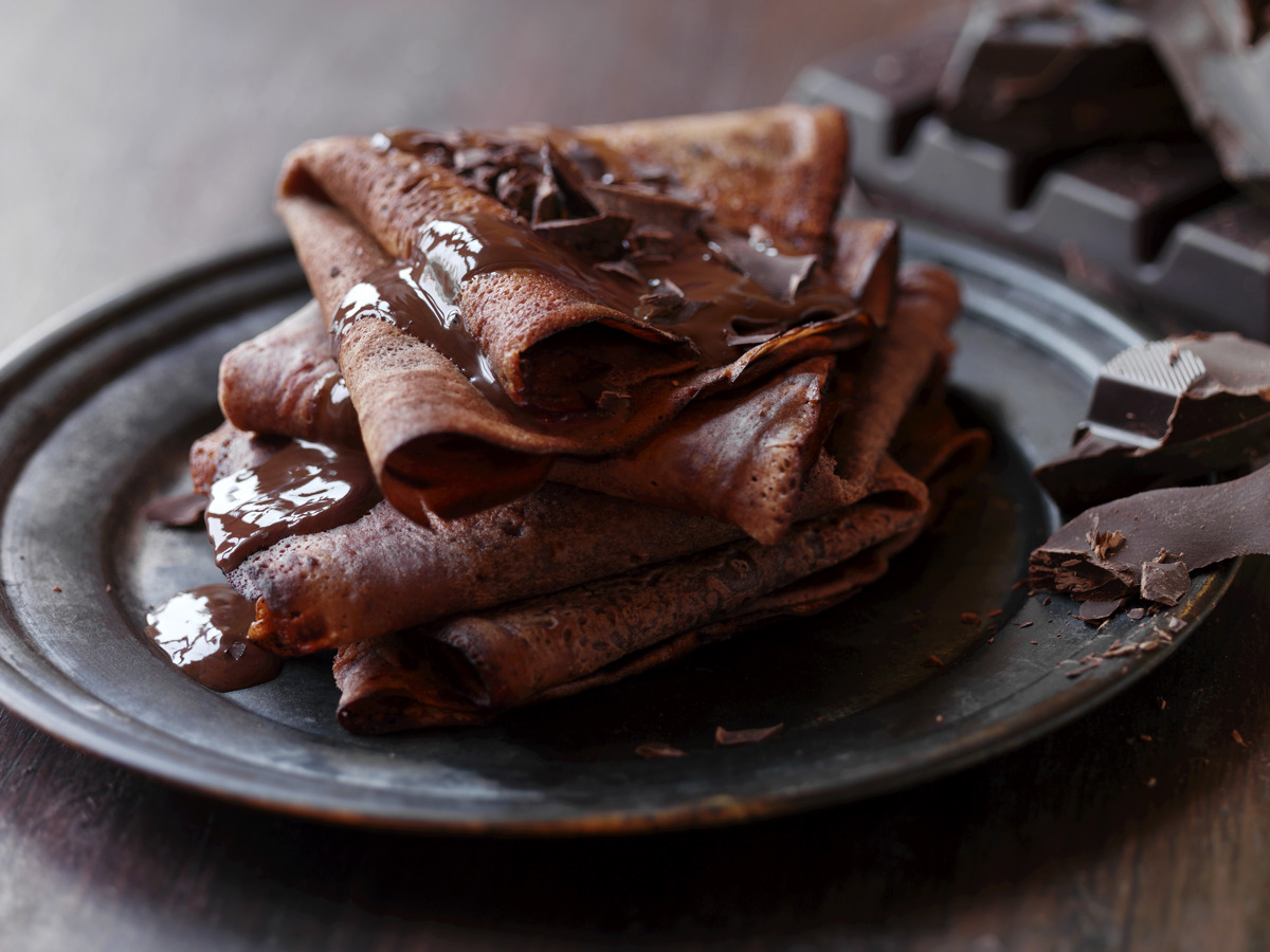 Recept på chokladpannkakor | Odense Marcipan
